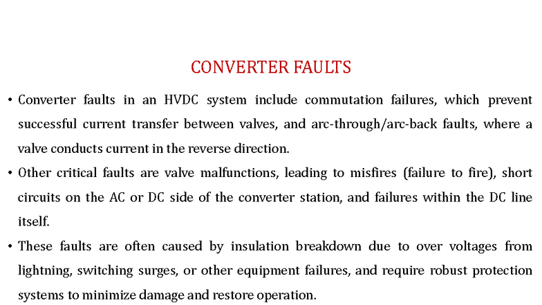 UNIT-III - Converter Faults in HVDC Systems: Analysis and Prevention ...