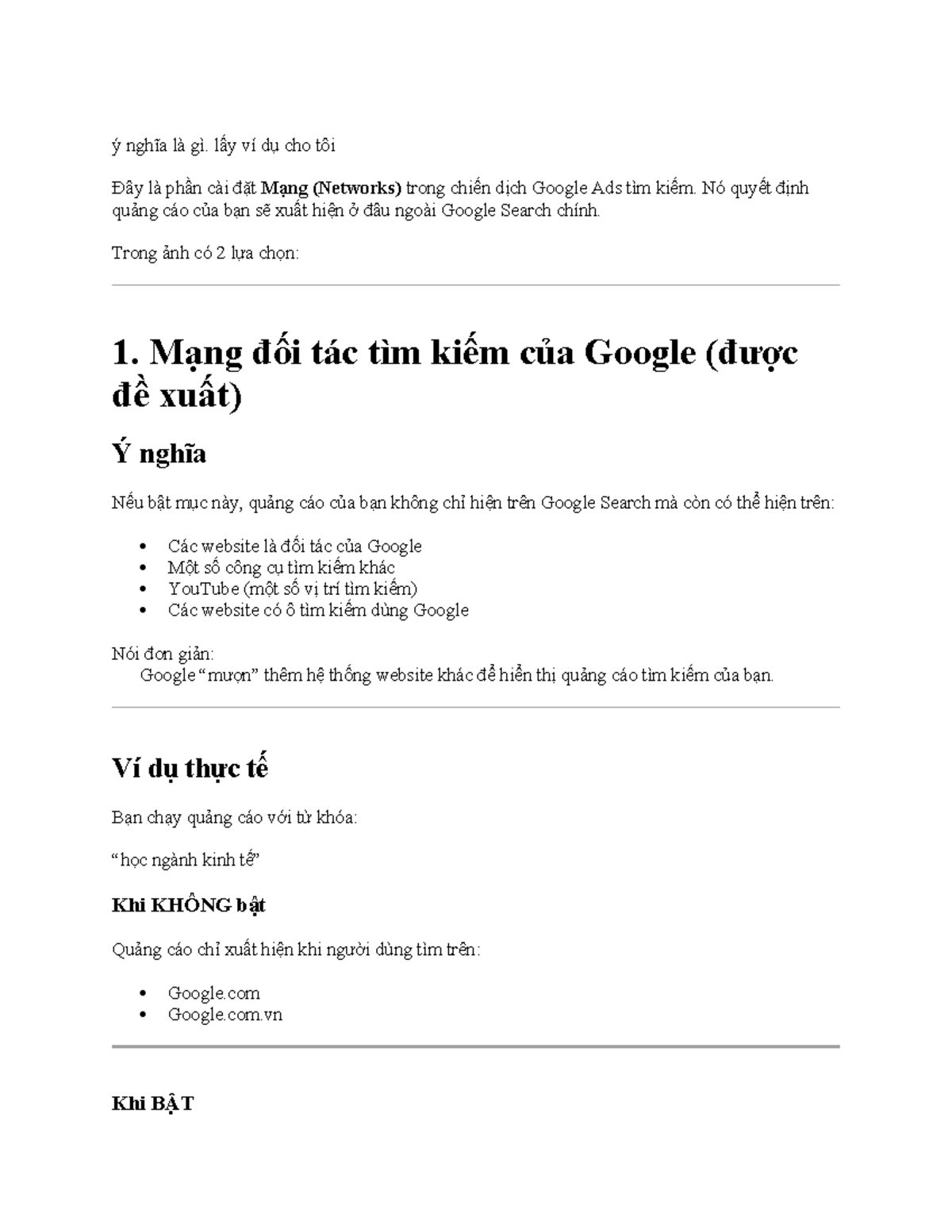 Tối Ưu Hóa Quảng Cáo Google Ads: Mạng Tìm Kiếm & Hiển Thị - Studocu