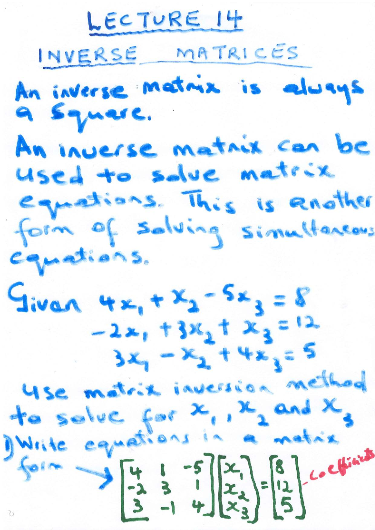 Lecture Notes on Advanced Topics in Mathematics - Studocu