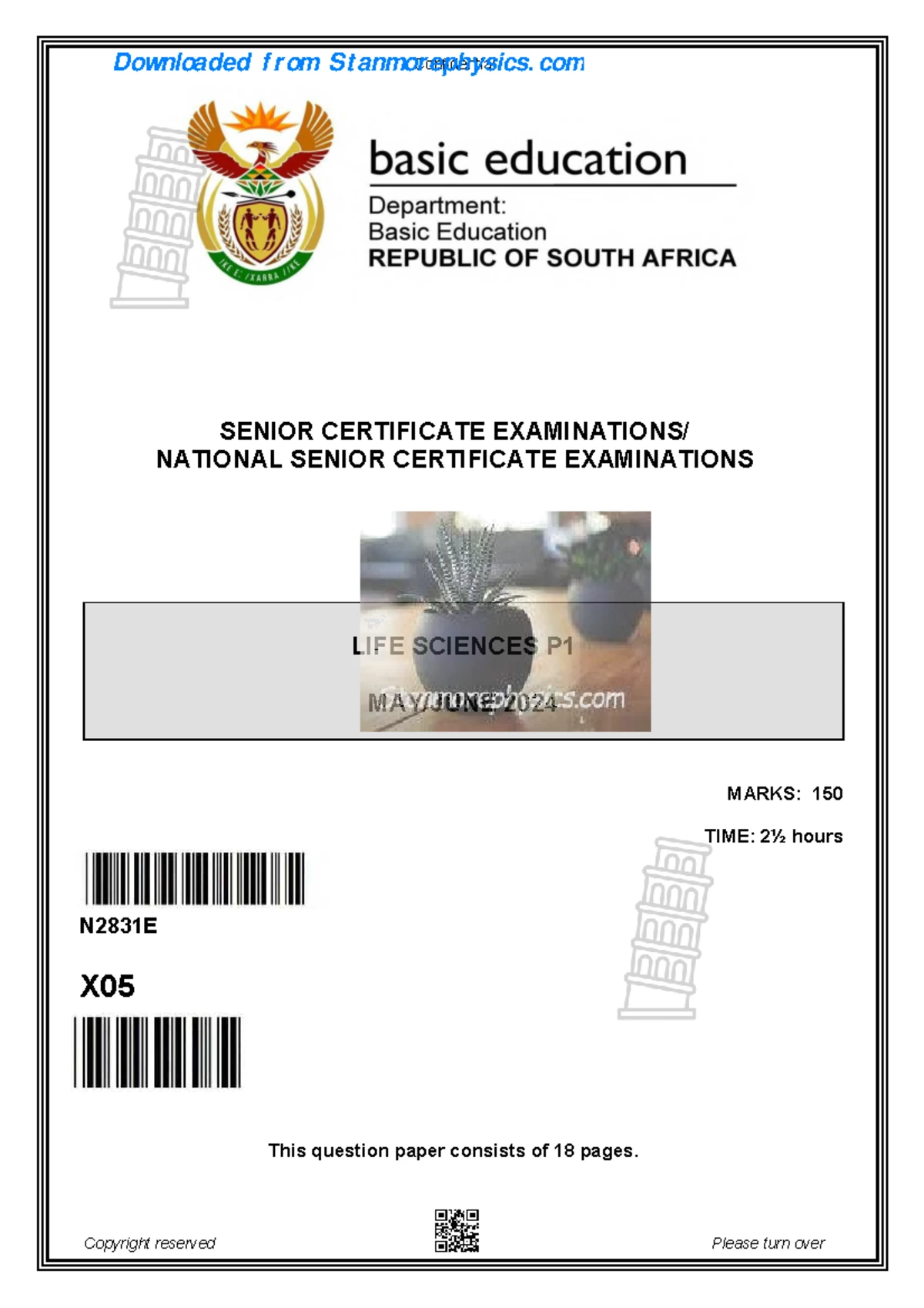 Life Science Grade 12 Session 11 Learner Notes on Meiosis - Studocu