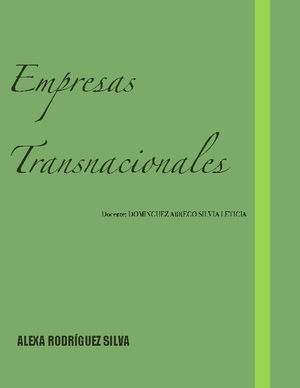 Empresas trasnacionales - EMPRESAS TRASN 01 - UVM - Studocu
