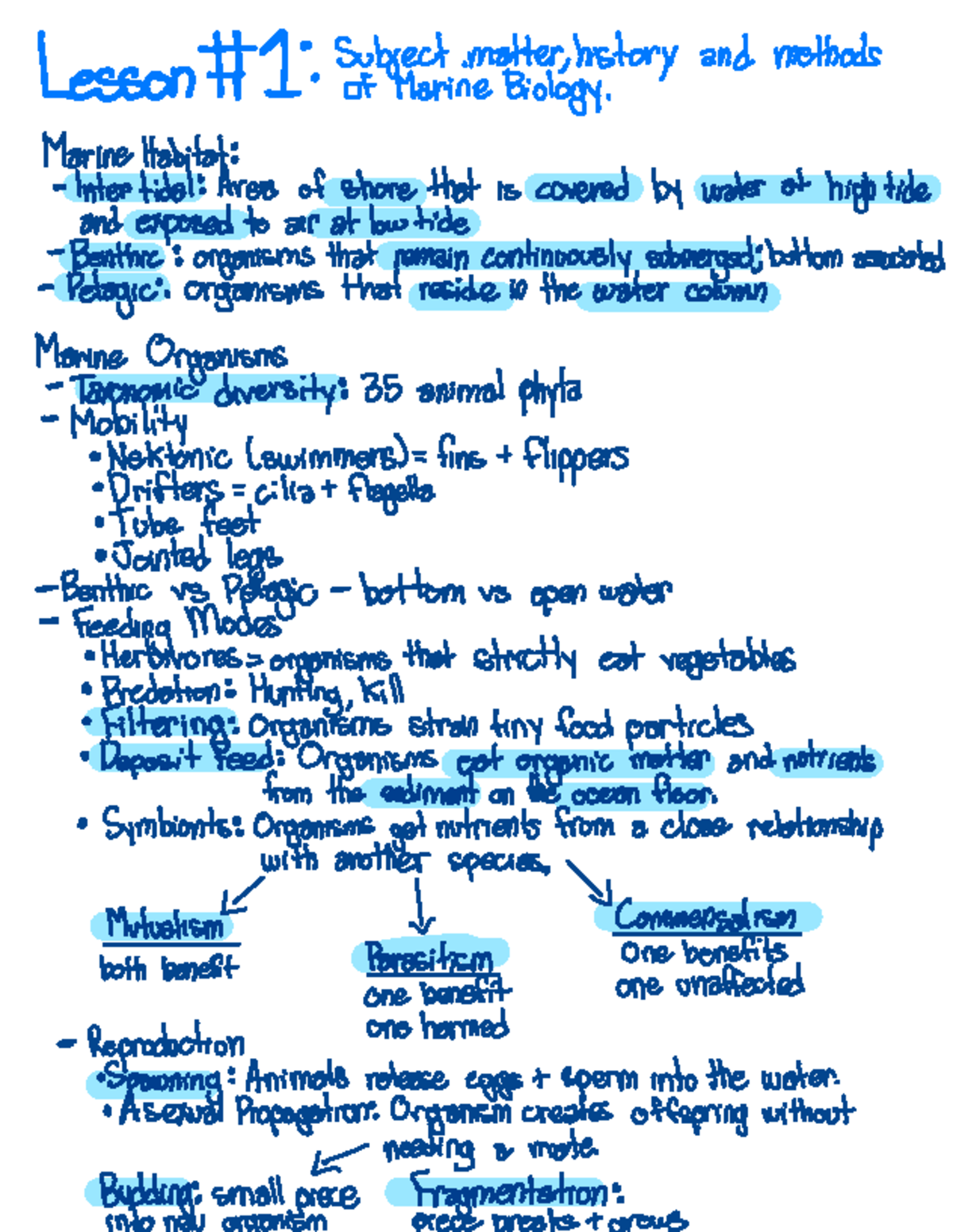 Marine Biology (MB 101): Chemistry, Physics, and Organisms of Seawater ...