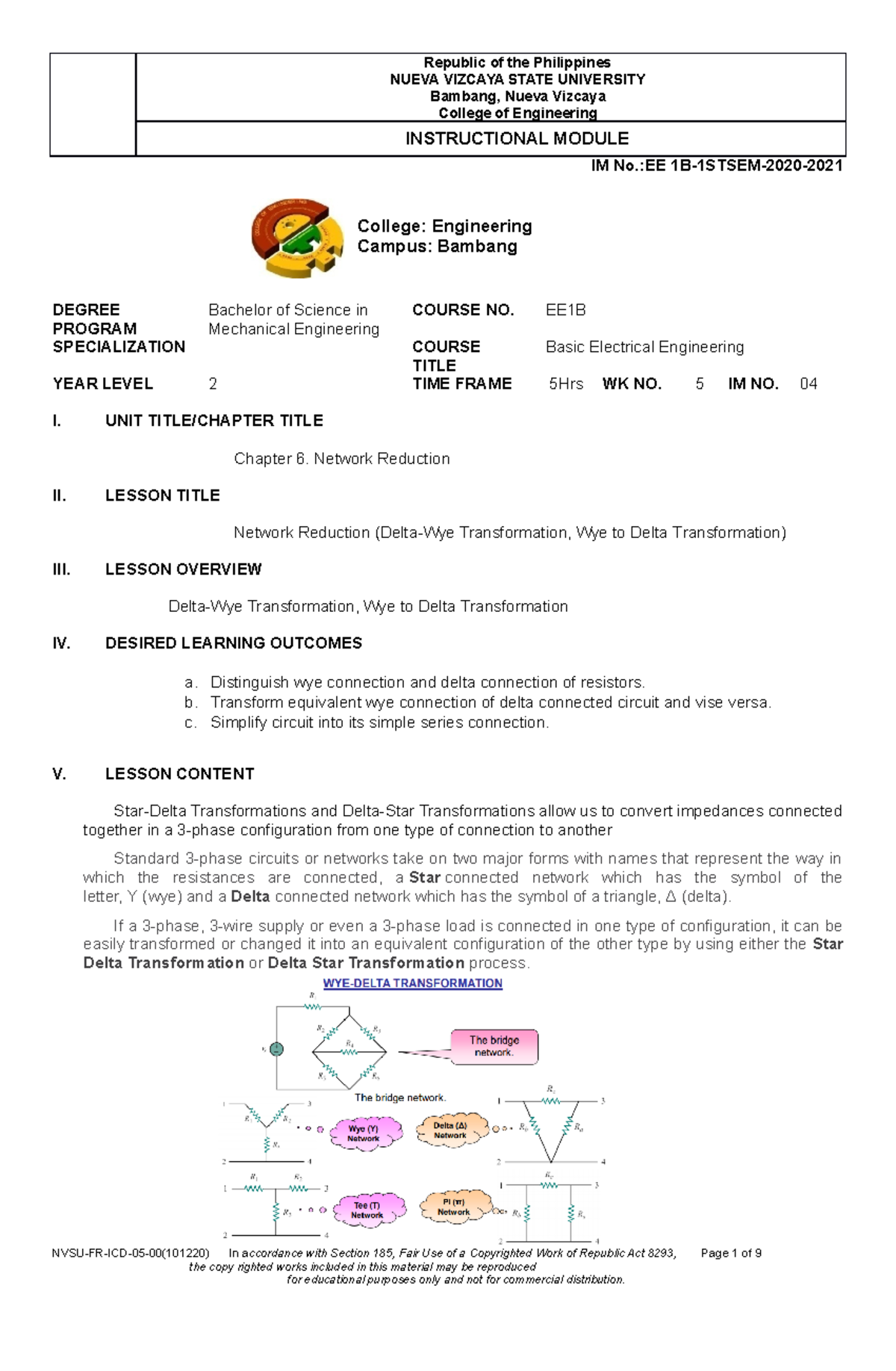 Basic EE (topic 5) - this summaries will help you in to your ...