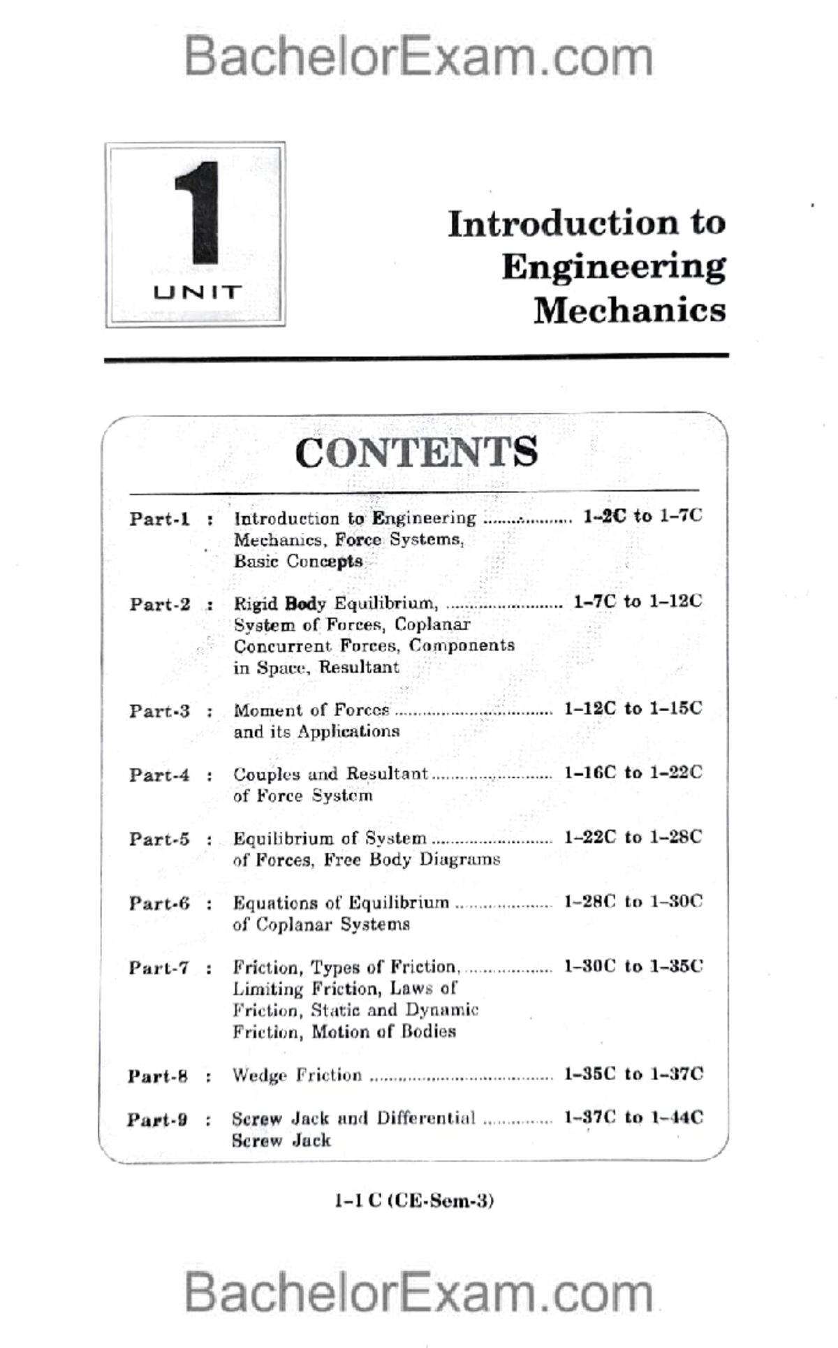 Introduction to Engineering Mechanics - AKTU (Unit 1 Overview) - Studocu