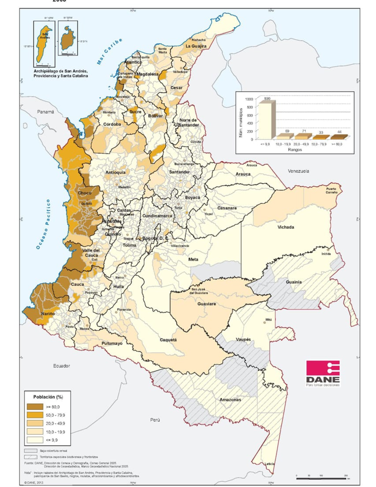 Geographic Map Analysis - Colombia Regions and Population Data - Studocu