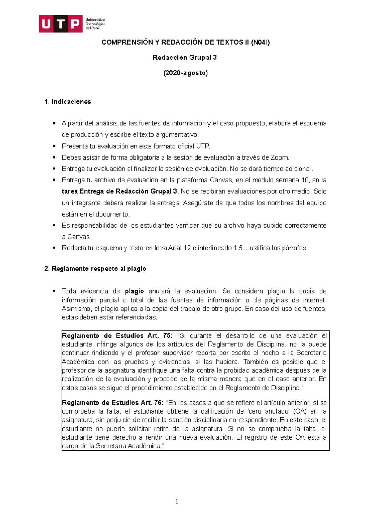 S10. s2 - Redacción Grupal 3 Formato UTP terminado - COMPRENSIÓN Y ...
