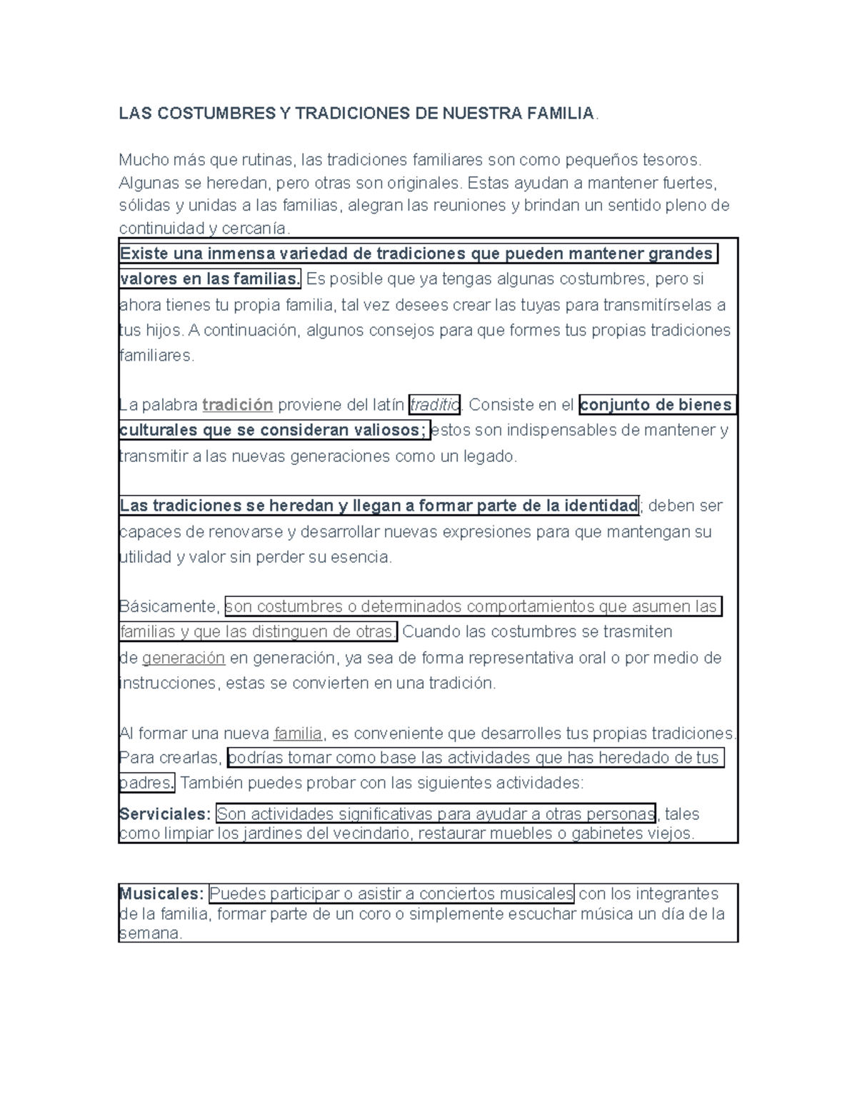 LAS Costumbres y Tradiciones Familiares: Creando Legados Duraderos ...