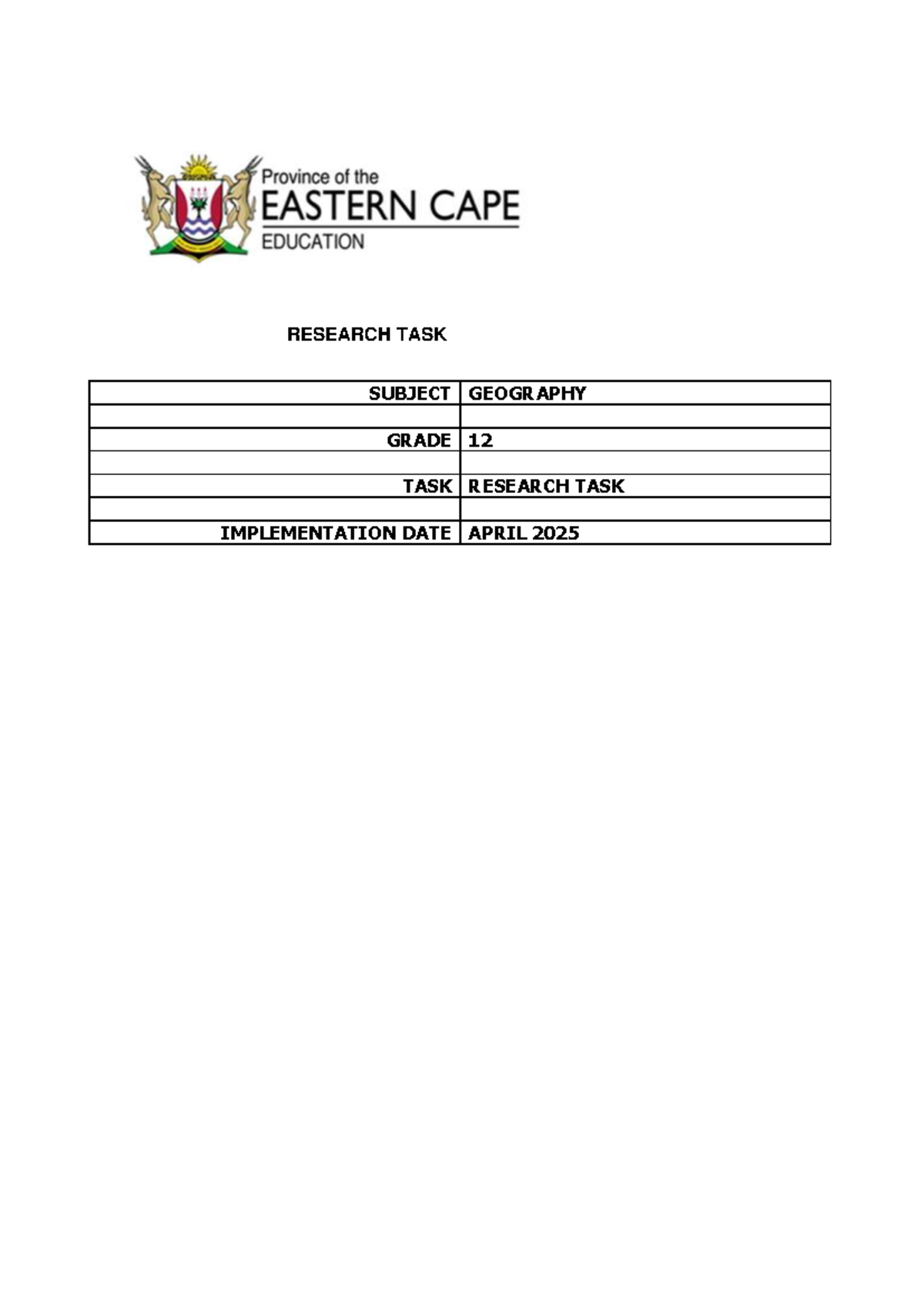 Geography Research Task: Contribution of Sugar Cane to Food Security ...