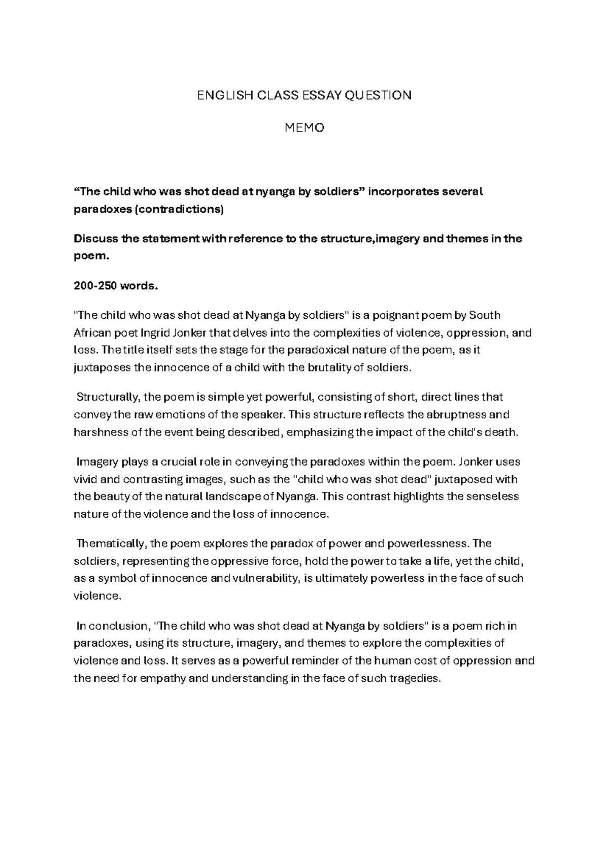 Oom Piet: Exam Prep Notes on Healing Through Connection - Studocu