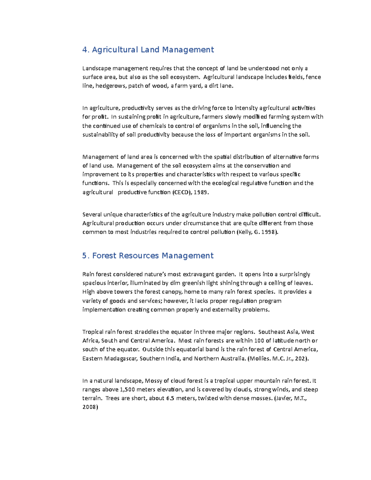 Environmental Science. Module 7 - 4. Agricultural Land Management ...
