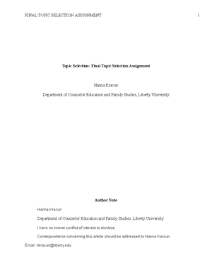 Case Study Assignment Victor - Case Study Assignment: Victor Hanna ...