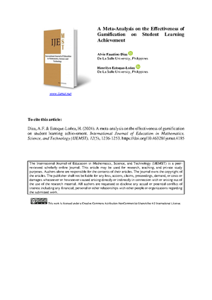 [Solved] give me an rrl from the Philippines related to the study ...