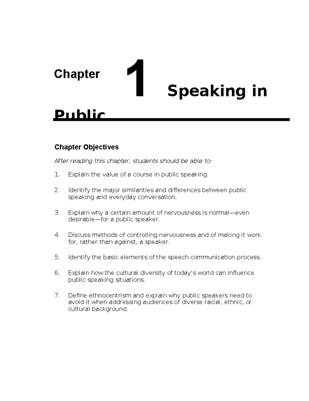 Chpt 5: Analyzing Audience Dynamics in Public Speaking - Studocu