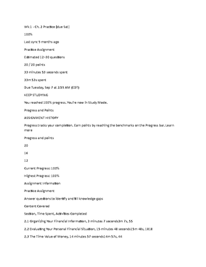 Wk 3 Summative Assessment Credit and Debt in Your Financial Decisions ...