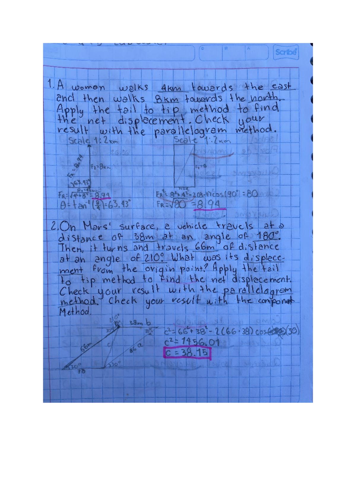 Exercise 4 - Net Displacement Analysis: Matter & Energy Concepts - Studocu