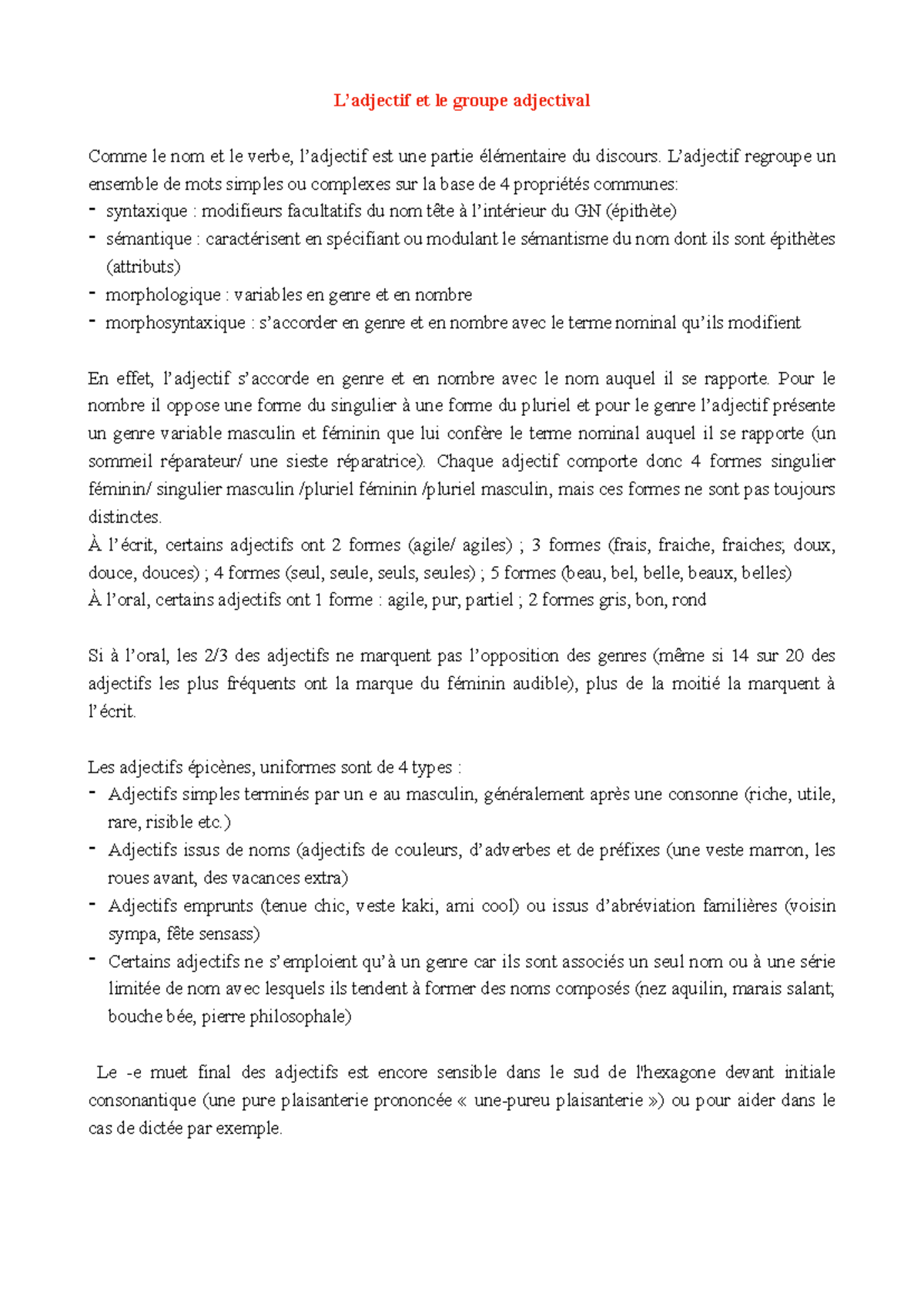 Adjectif uniforme - Commentaire linéaire d'un poème de Du Bellay ...