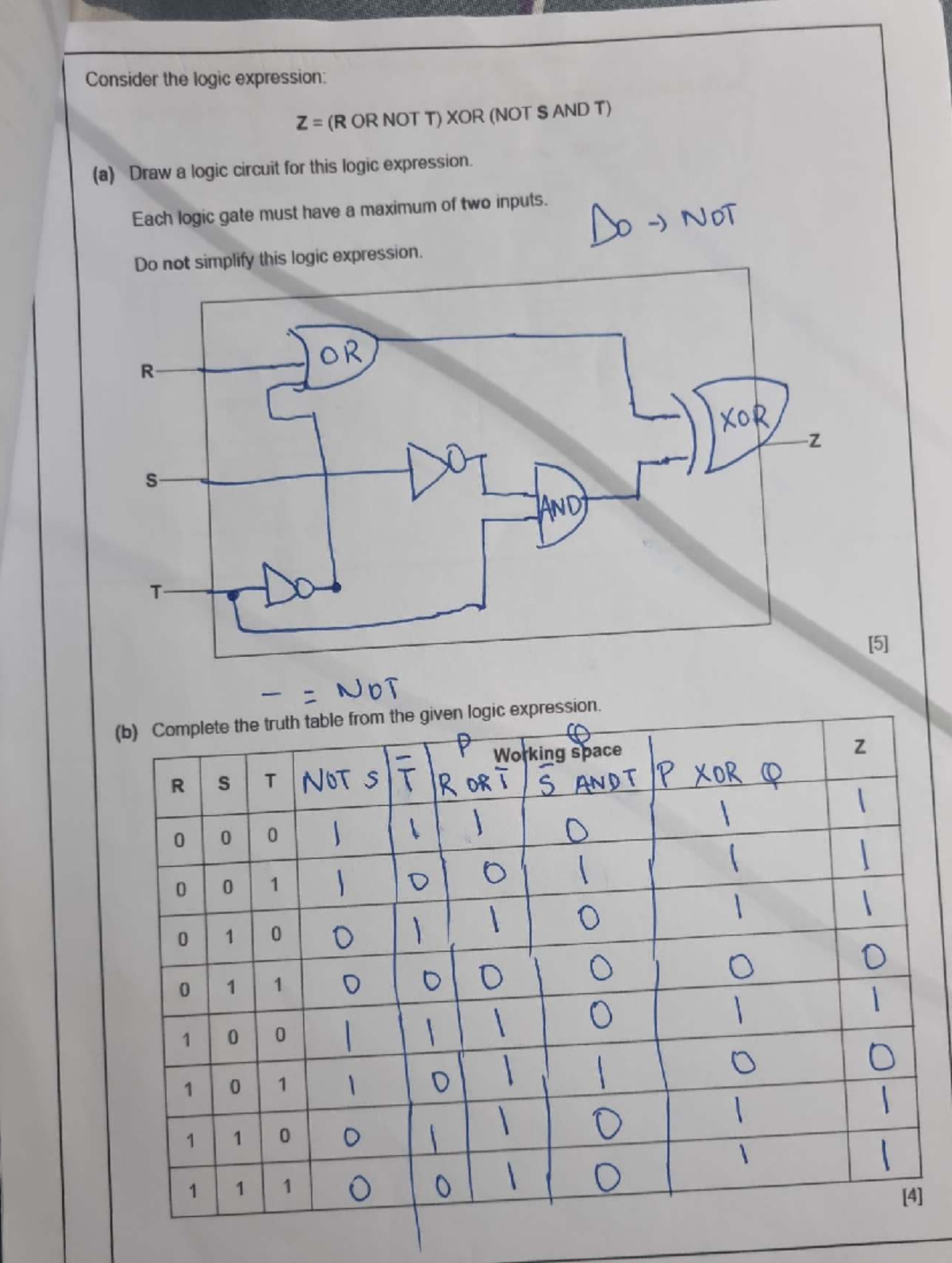 Logic Circuit Design and Truth Tables for Logic Expressions (CS101) - Studocu