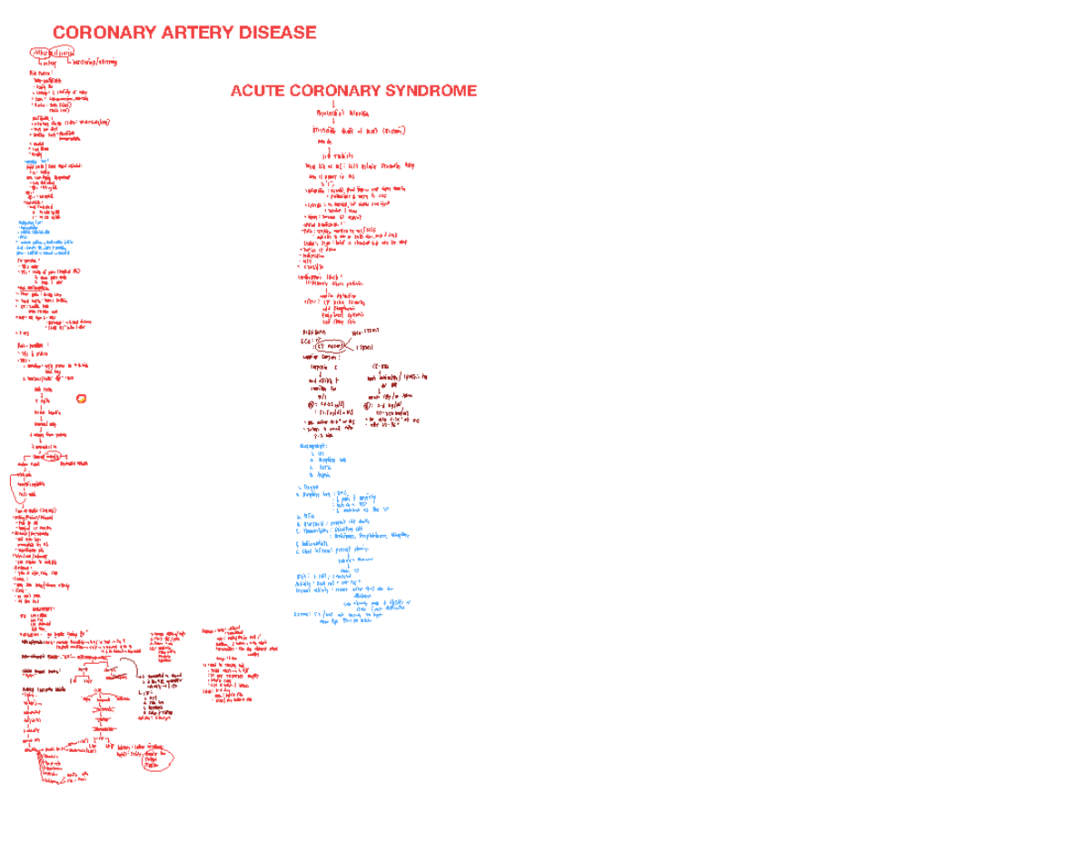 Management of Acute Coronary Syndrome (ACS) in CAD Patients - Studocu