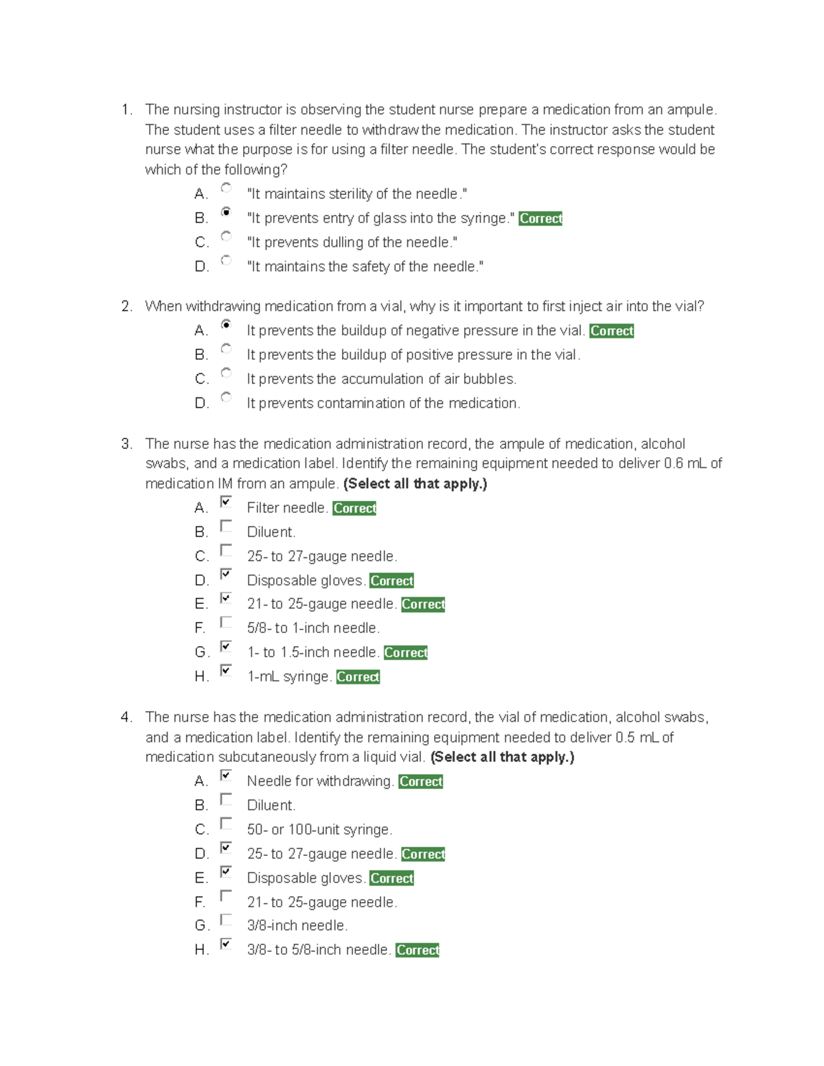 Unit 11 administration of parenteral medication, injections lesson 2 ...