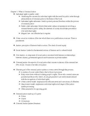 [Solved] What are important aspects of the crime control model ...