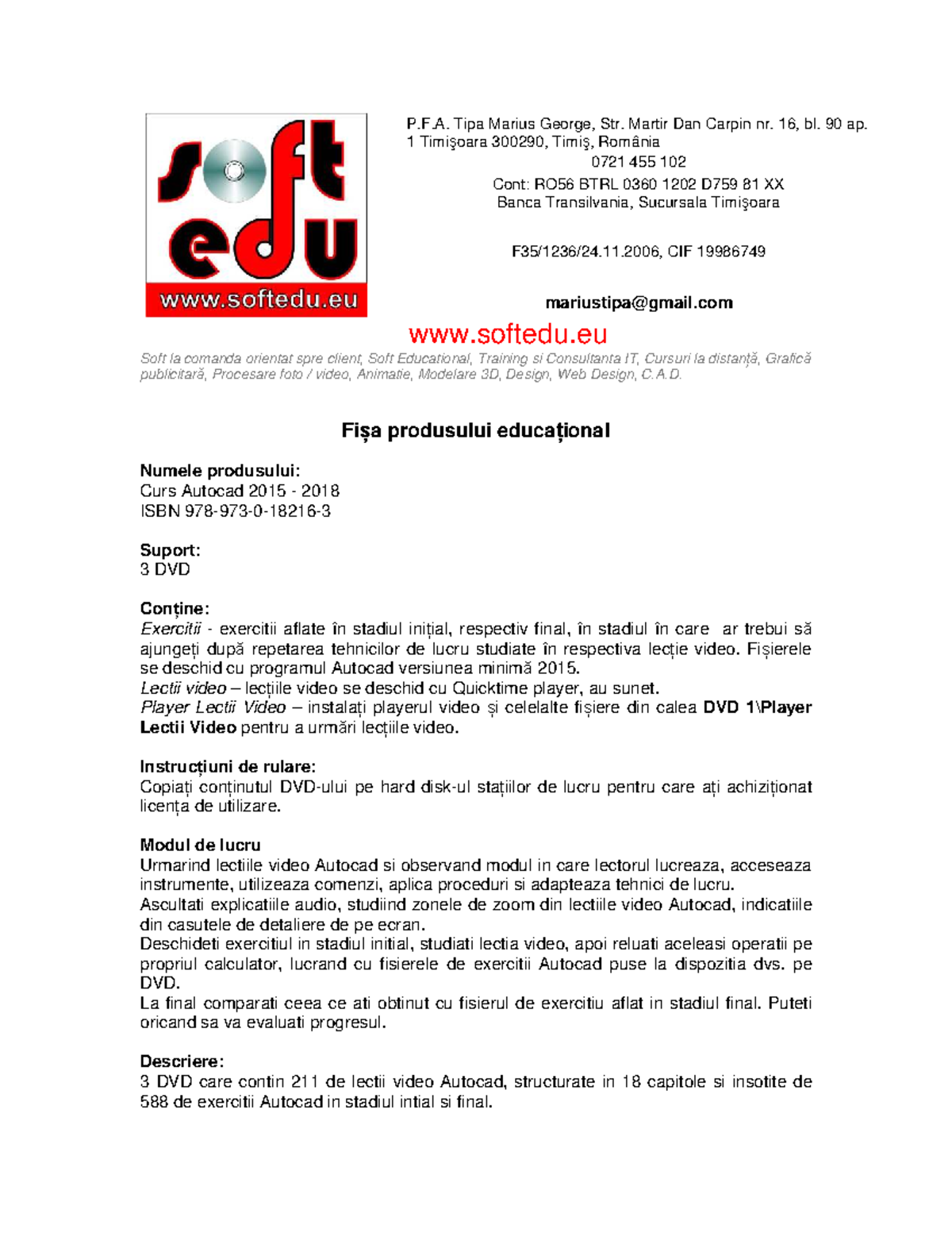 Curs Autocad 2015-2025: Ghid Complet pentru Începători și Avansați ...