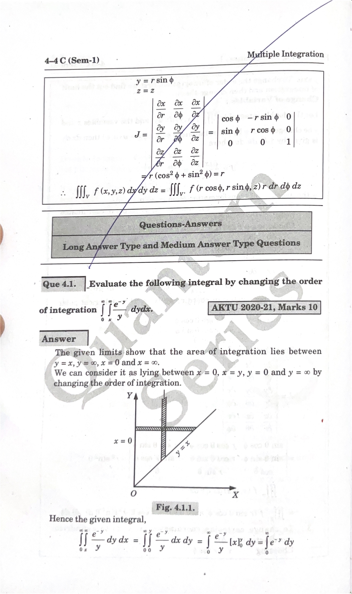 Multiple Integration Techniques in Engineering Mathematics I (AKTU ...