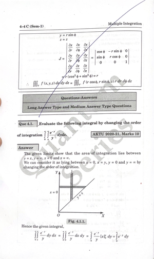 Unit 5 - Quantum - Vector Calculus ijk Now 3x 0 ii. iik xz2 AxV dy az ...
