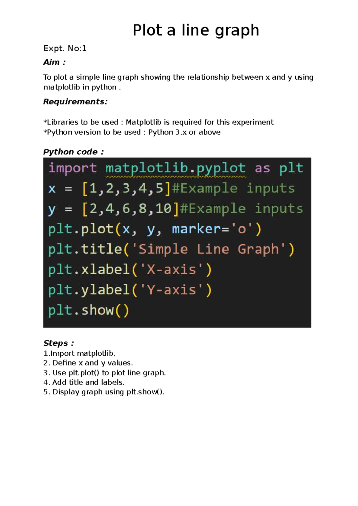 Python 3.x Assignment: Graphs and Matrix Operations - Studocu