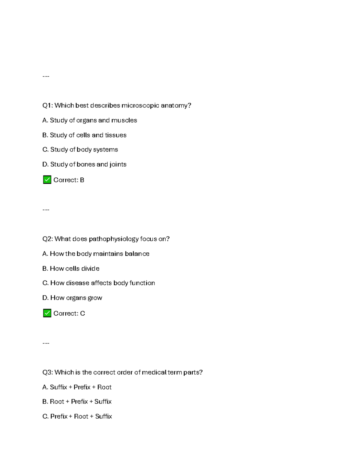 Anatomy Quizlet Final Review: Key Concepts and Terms - Studocu