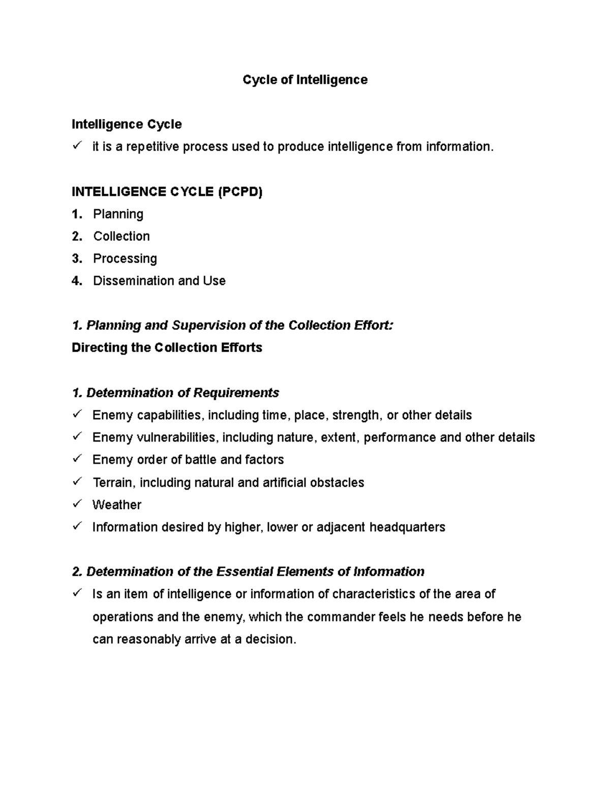 Felony - INTENTIONAL or CULPABLE felonies - FELONY Acts and omissions ...