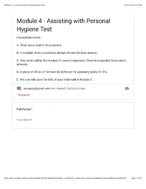 Module 11 - Cognitive and Mental Health Issues and Brain Injuries Test ...