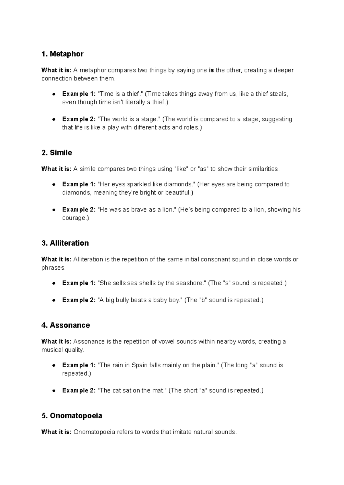 ENG - Stylistic Devices: Metaphors, Similes, and More Explained ...