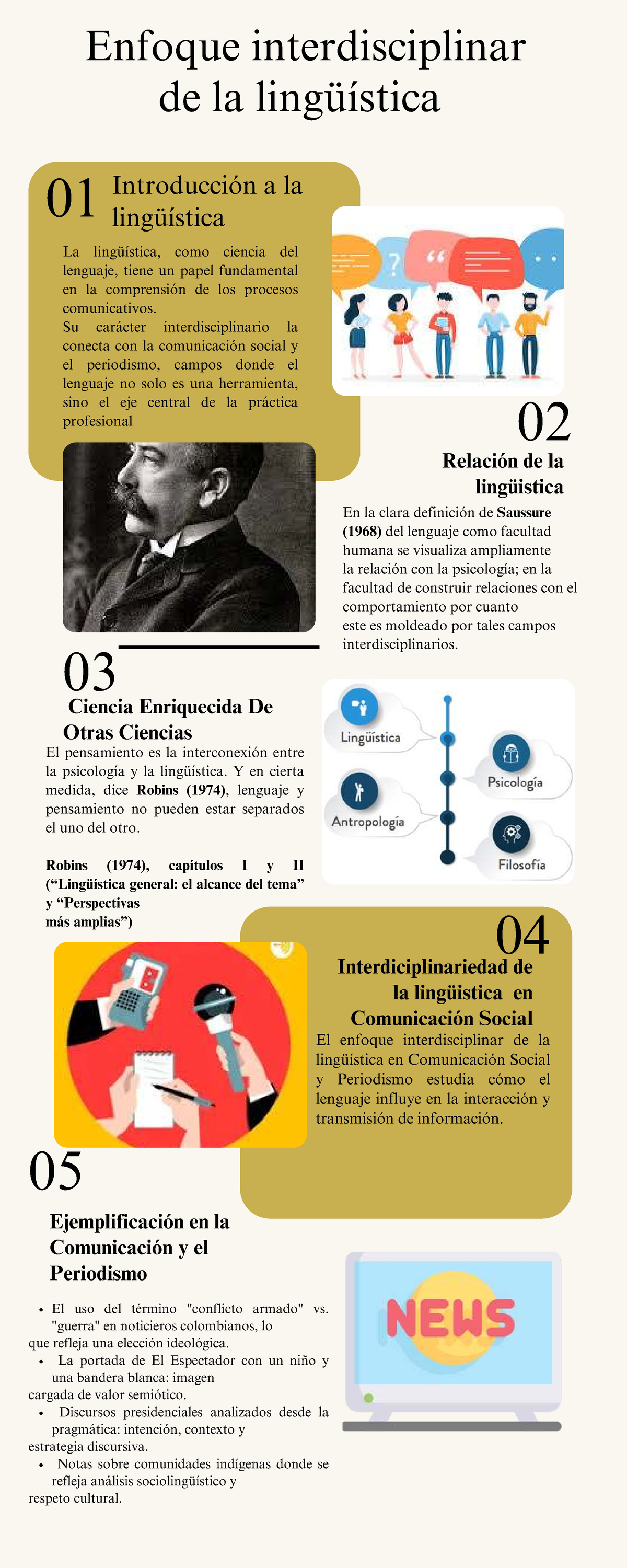 Enfoque Interdisciplinar en Lingüística: Comunicación y Periodismo 01 - Studocu