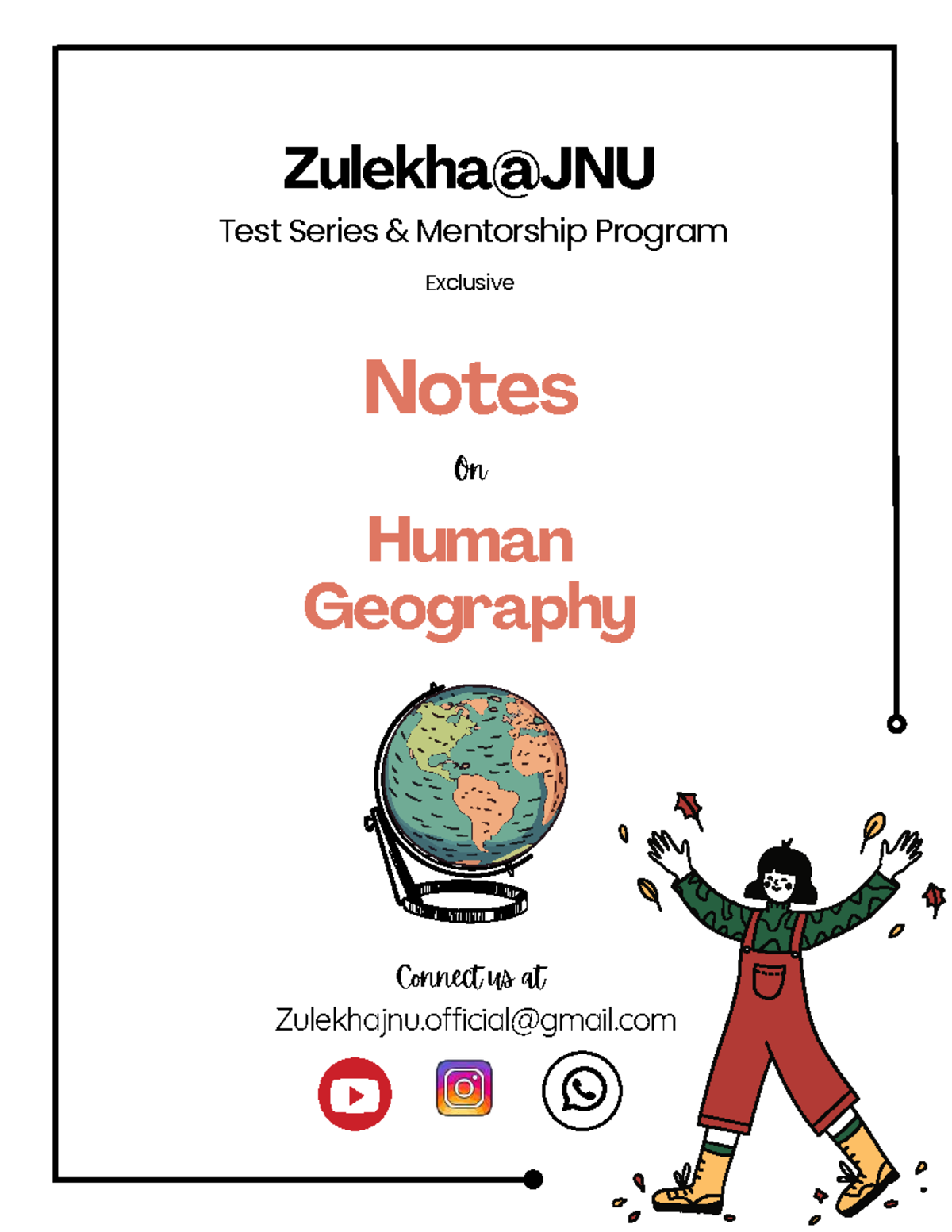 HUMAN GEOGRAPHY: Comprehensive Notes on Geographic Thought and ...
