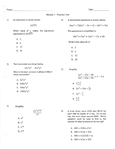 Algebra 1 - Honors - Studocu
