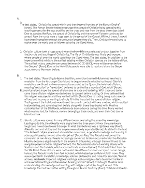 D266 task 1 - Task 1 complete passed second attempt - A1: The Roman ...