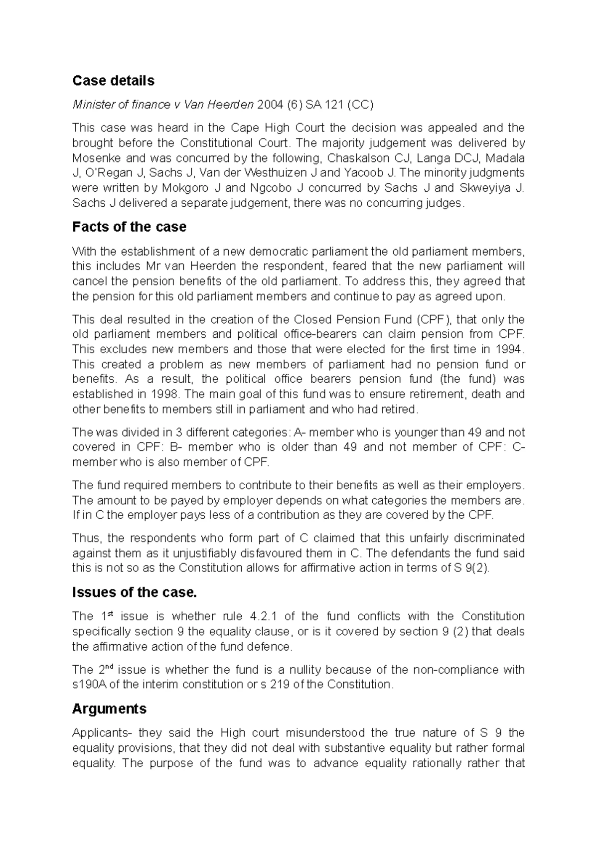 (8) The Bill of Rights- What are Fundamental Rights - ILW 1501 Study ...