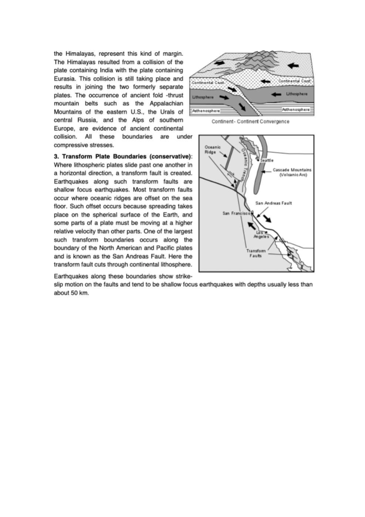 Plate Tectonics Notes: Understanding Himalayan Formation and Faults ...