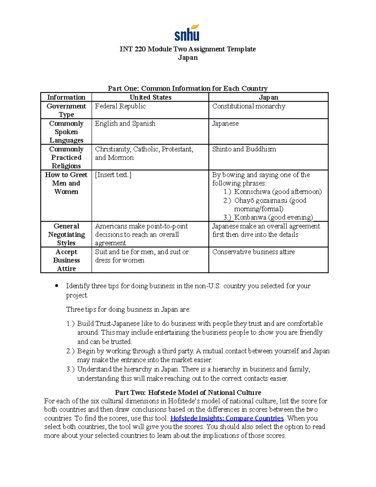 INT 220 Module 4 Assignment - Module 4 Assignment Date: 09/25/ To: All ...