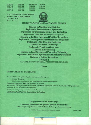 Computer applications outline I (Theory & Practical) notes pdf - KNEC ...