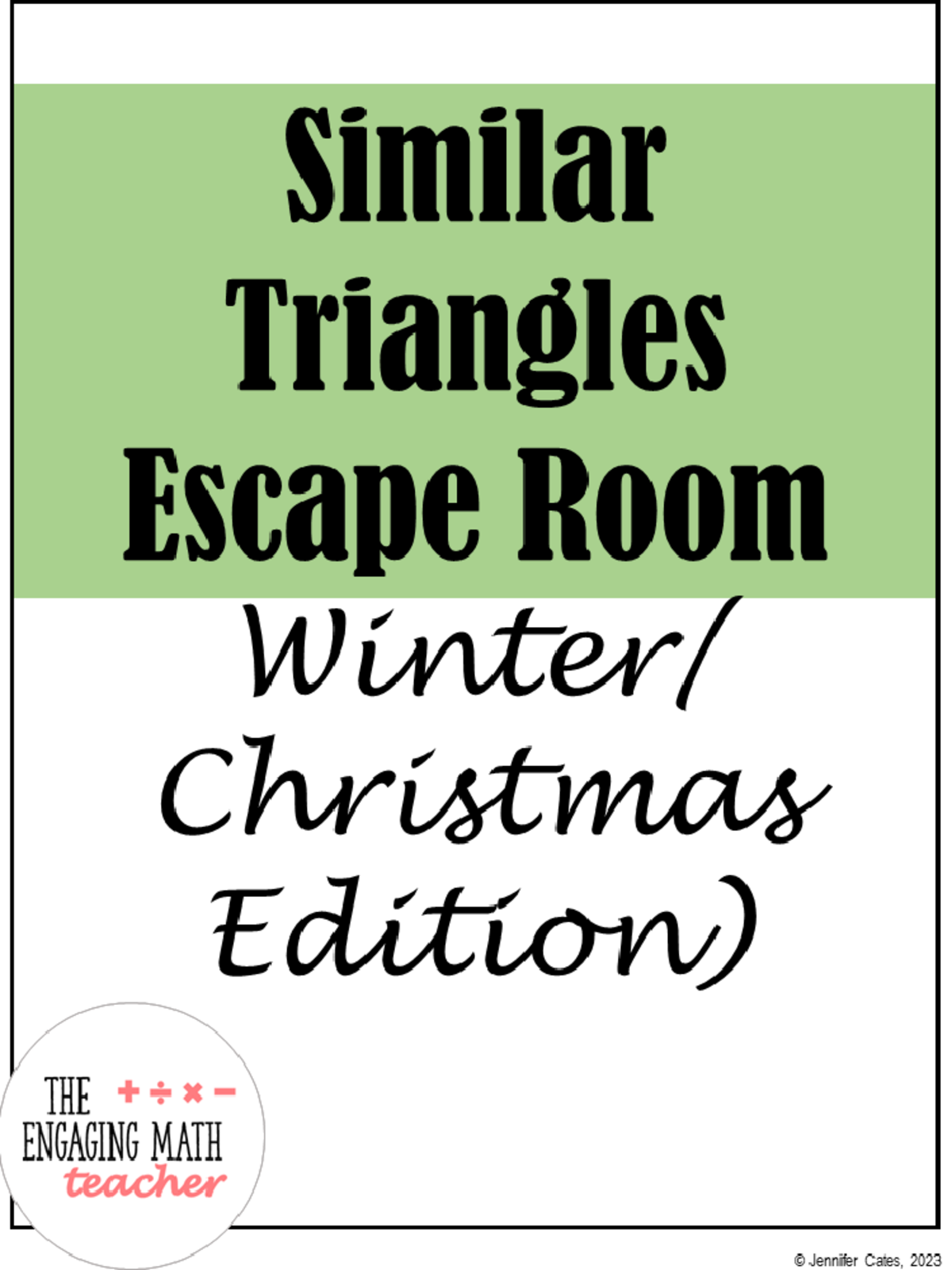 Holiday Activity: Similar Triangles Escape Room (Christmas Edition ...