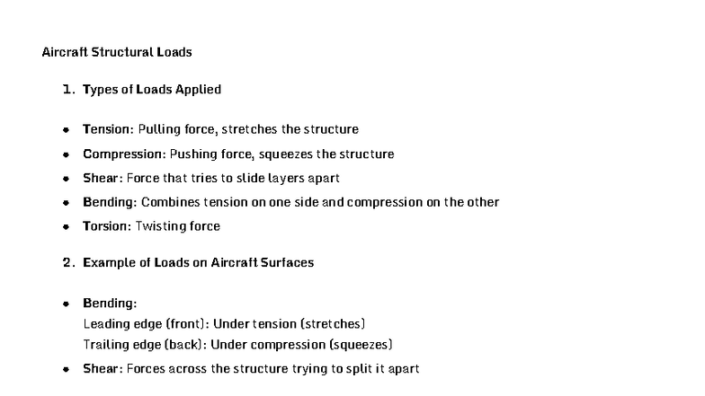 AGK - Aviation Notes: Understanding Aircraft Structural Loads and ...