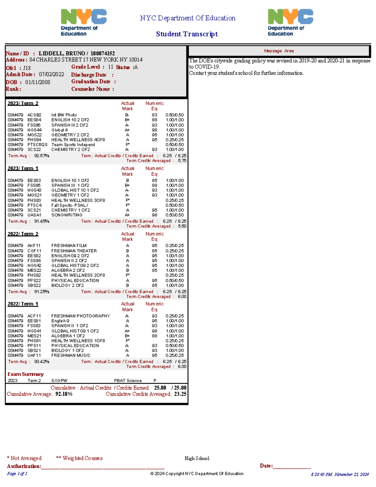 Physics Work Transcript Analysis and Summary - Studocu