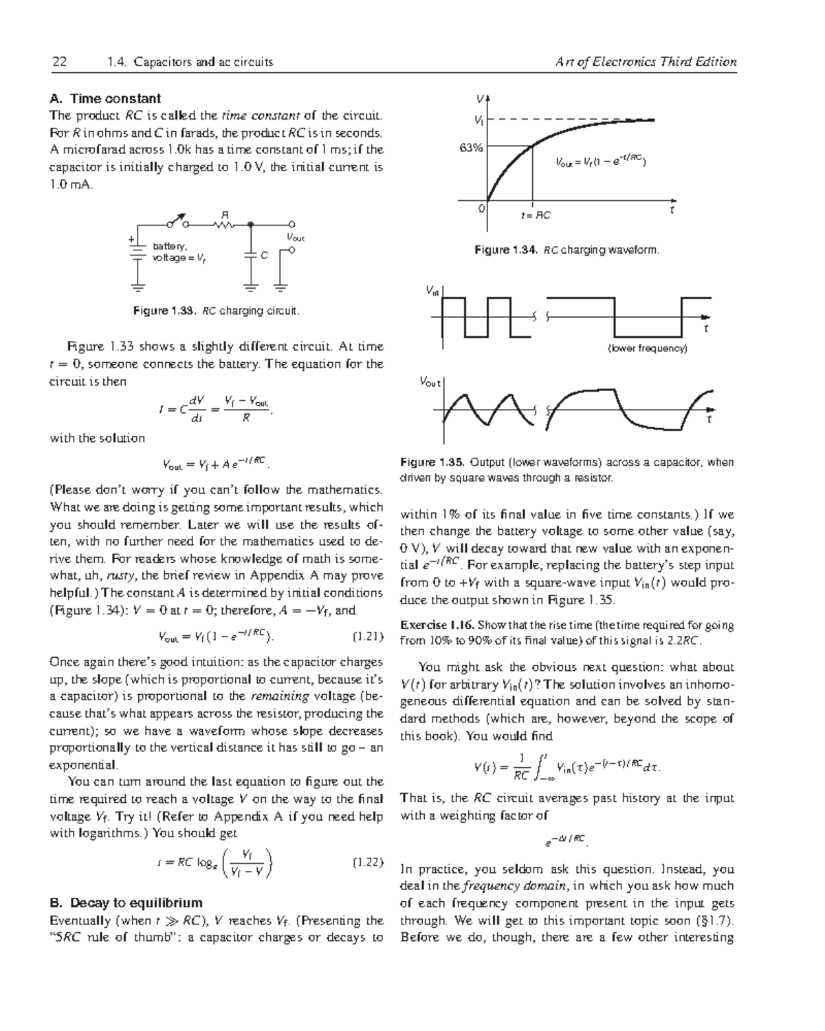 22 Art of Electronics 3rd Ed. - Capacitors & AC Circuits (Pages 55-56 ...