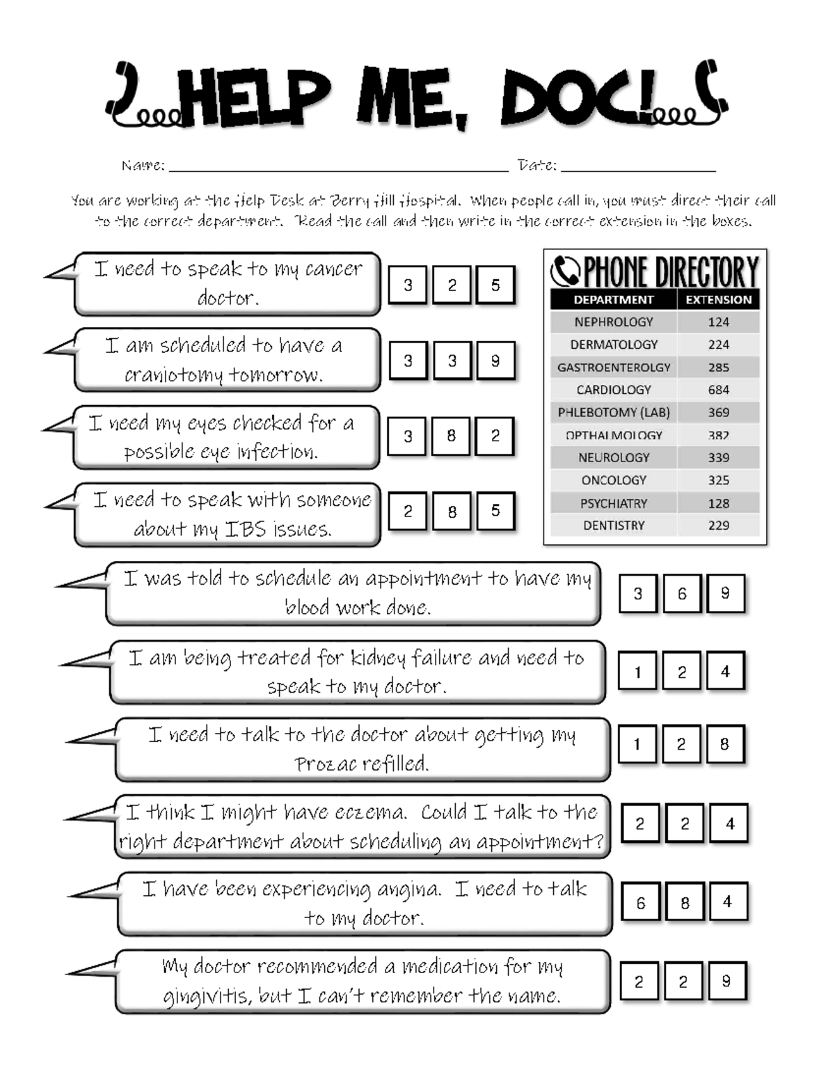 Help Desk Call Routing Guide - Berry Hill Hospital - Studocu