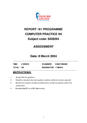 [Solved] When completing your N6 public management logbook is there a ...