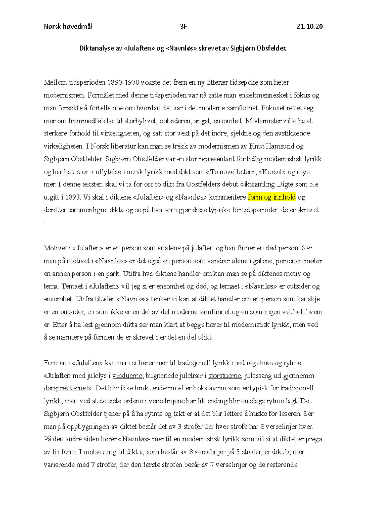 Skriverammer for eksamen: Maler og oppgavestruktur til hjelp - Studocu