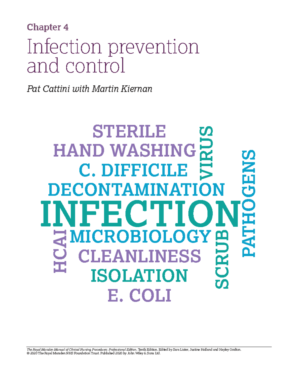 Chapter 4: Infection Prevention and Control - The Royal Marsden Manual ...