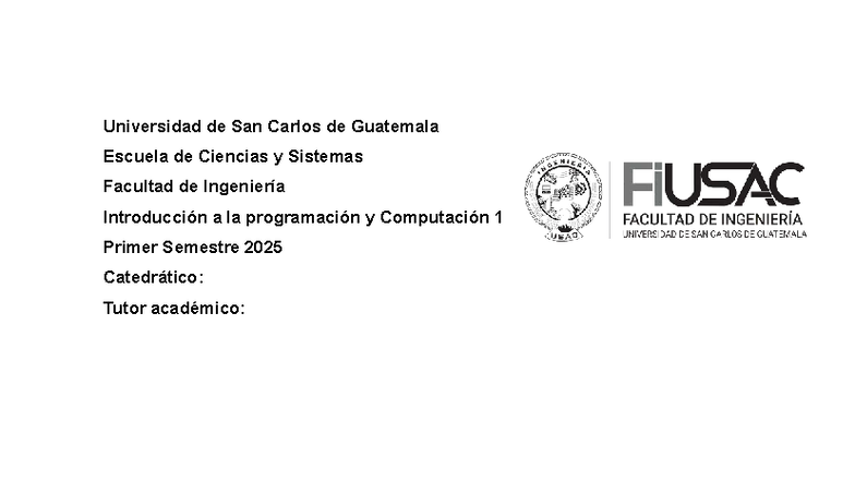 Práctica 1: Sopa de Letras en Java - IPC1 1S2025 - Studocu