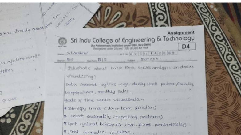 IOT CPA - B.Tech Assignment on Data Analysis Techniques - Studocu